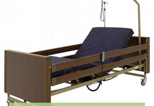 Кровать подъемная медицинская венге