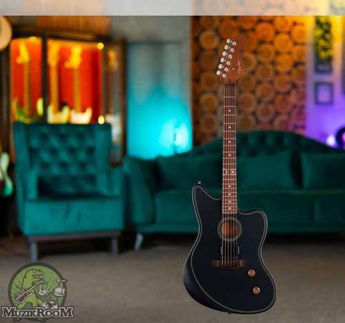 Fender Acoustasonic Standard Jazzmaster Black