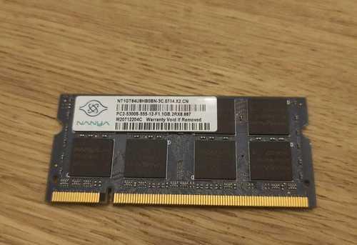 Модуль озу sodimm Nanya 1GB.2Rx8.PC2-5300S-555-12