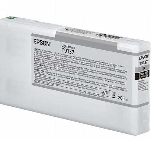 Струйный картридж Epson T9137 Light Black 175665