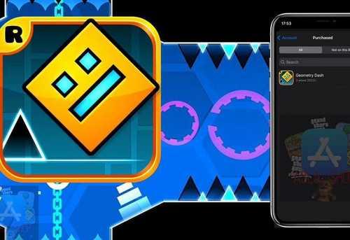 Geometry Dash App Store iPhone, iPad, iPod