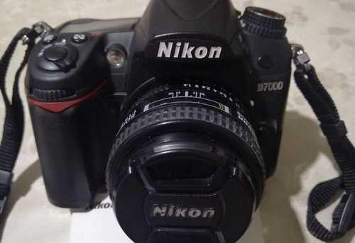 Зеркальный фотоаппарат nikon d7000 + 2 объектива