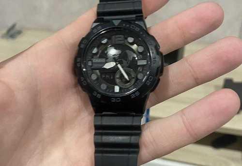 Часы casio aeq100 black