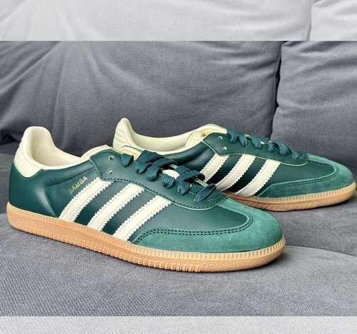 Кеды Adidas Samba OG Collegiate Green оригинал