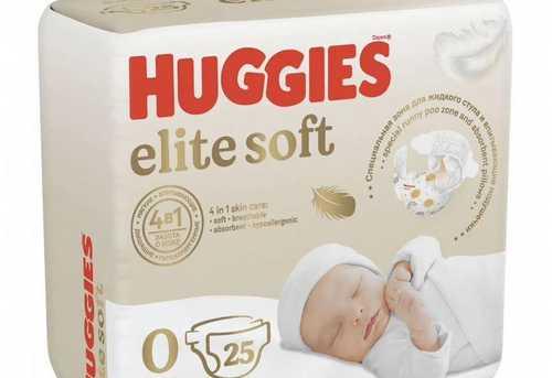 Подгузники Huggies Elite Soft 0 до 3,5 кг 25 шт