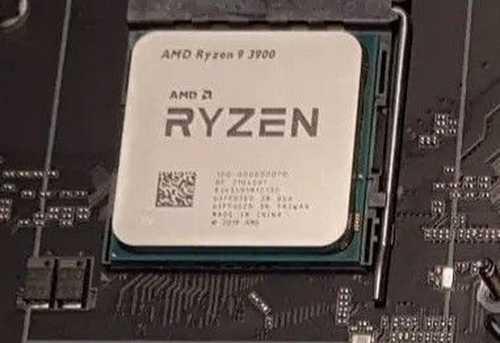 AMD Ryzen 9 3900 12 ядер (на гарантии магазина)