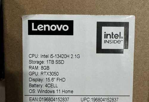 Игровой ноутбук Lenovo LOQ 15IRH8 (82XV002LUS)