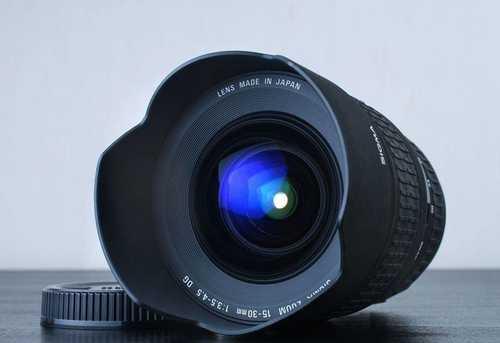 Sigma AF 15-30mm f/3.5-4.5 EX aspherical DG Canon