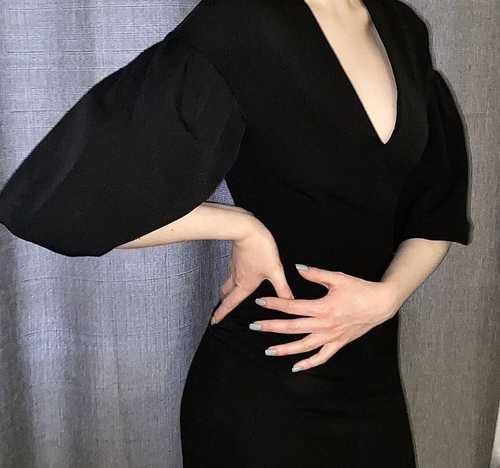 Черное платье Zara xs