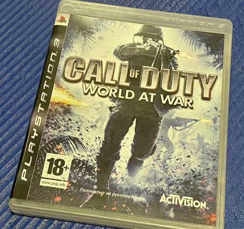 Call of duty - World AT war PS3 Рус версия