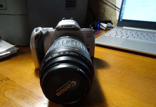 Canon eos300v + Canon zoom lens EF 55-200mm