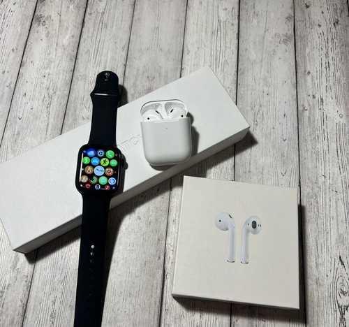 AirPods 2   Apple Watch 9 / Комбо