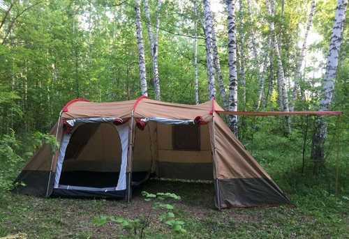 Палатка люкс 4-х местная с металлическим каркасом