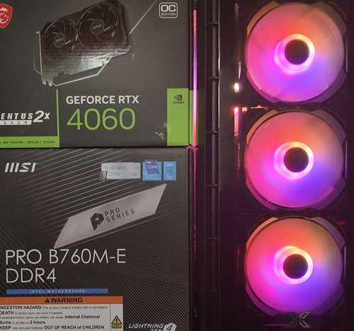 Игровой Пк RTX4060 MSI Core i5 12400F/32GB/B760