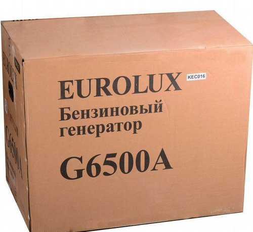 Бензиновый электрогенератор 5 кВт G6500A Eurolux