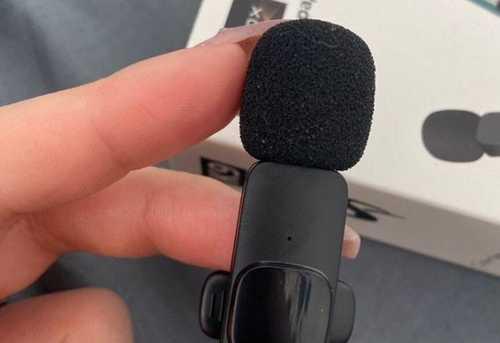Микрофон петличный беспроводной для смартфона
