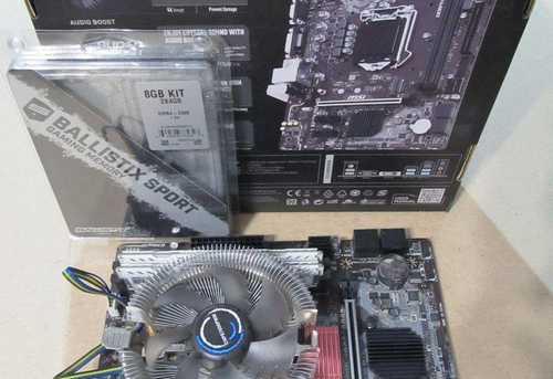 Комплект Материнская плата MSI B360M PRO-VD 1151v2