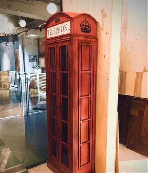 Шкаф Лондонская телефонная будка двухстворчатая