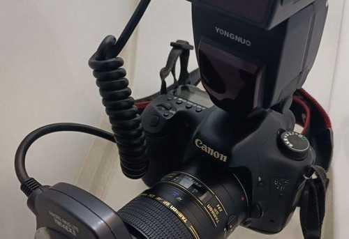 Фотоаппарат Canon 7D+Tamron 90mm+YN 14EX б/у