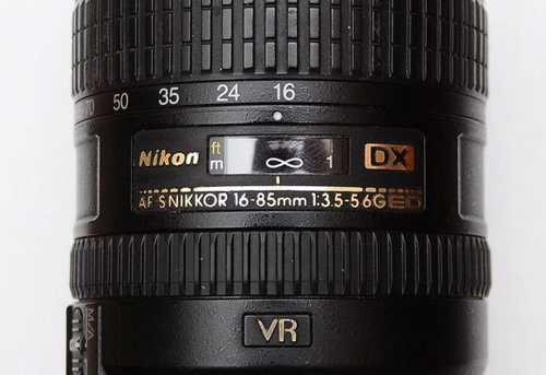 Объектив Nikon 16-85 VR IF ED