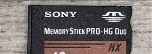 Карта памяти Sony memory stick Pro HG Duo 16 GB