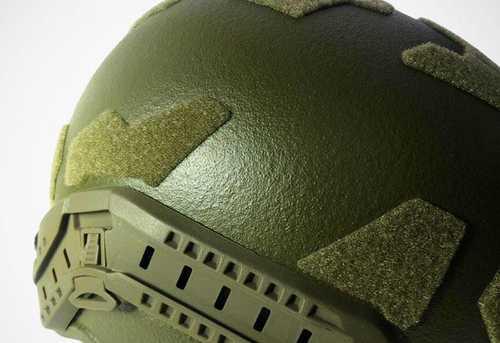 Баллистический боевой шлем полуухий бр1+ Кевлар