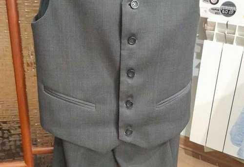 Школьный костюм мальчик серый 146