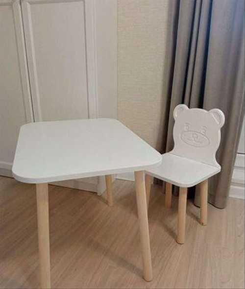 Комплект детский стол и стульчик