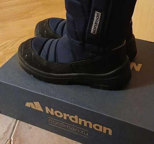 Сапоги зимние детские nordman 37 размер