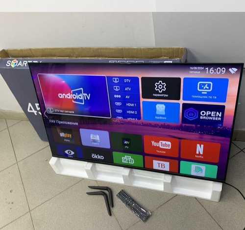 L44) Телевизор SMART TV 45 QN900