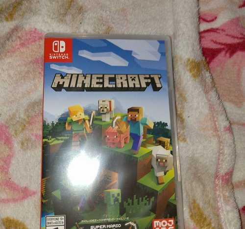 Коробка от Minecraft для Nintendo switch