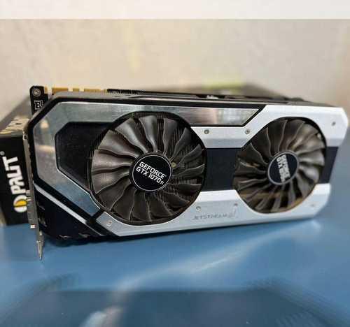 Видеокарта Palit GeForce GTX 1070 Ti jetstream