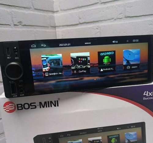 Магнитола Bos mini N636DP5 Bluetooth Aux