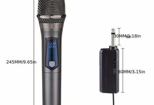 Беспроводной многоканальный микрофон караоке 2 шт