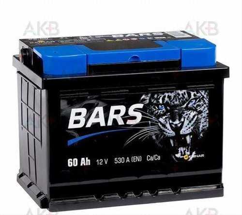 Аккумулятор bars 6ст-60 апз п.п. 60 Ач прям