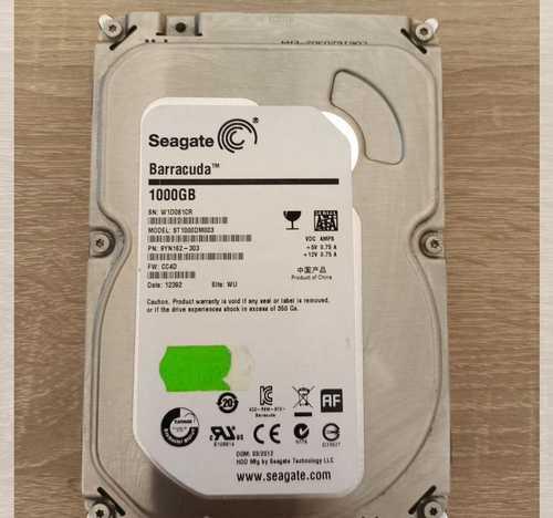 Seagate Barracuda 1TB Жесткий диск