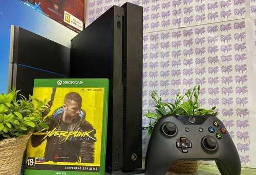 Xbox One X + Cyberpunk 2077