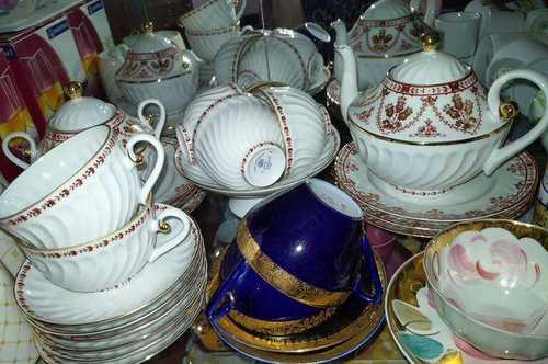 Чайный сервиз лфз императорский фарфор