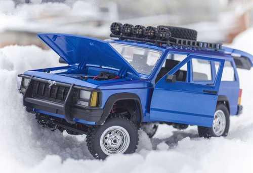 Rc модель Jeep Cherokee XJ blue 1:12