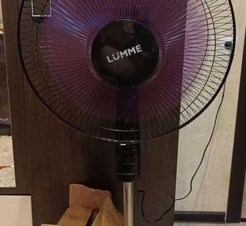 Вентилятор напольный Новый Lumme 40см, с врашением
