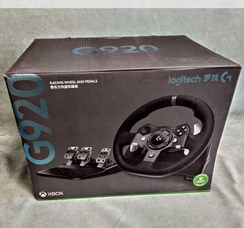 Игровой руль logitech g920 с кпп - 900 градусов