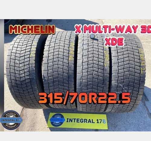 Грузовые шины бу 315/70/225 Michelin арт.0/2444