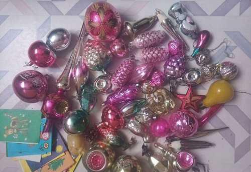 Новогодние ёлочные игрушки СССР
