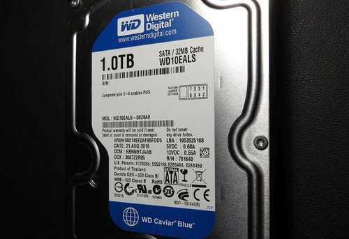 Жесткий диск HDD WD10eals-00Z8A0 1 Тб