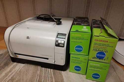 Лазерный принтер HP LaserJet CP1525nw, 4 картриджа