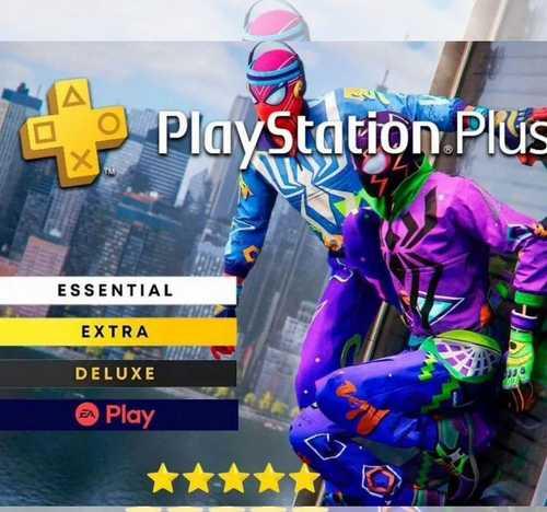 Подписка ps plus extra 1 месяц, игры ps4/ps5