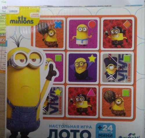 Пазлы, лото Миньоны