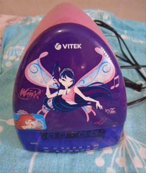 Winx vitek радио часы лампа