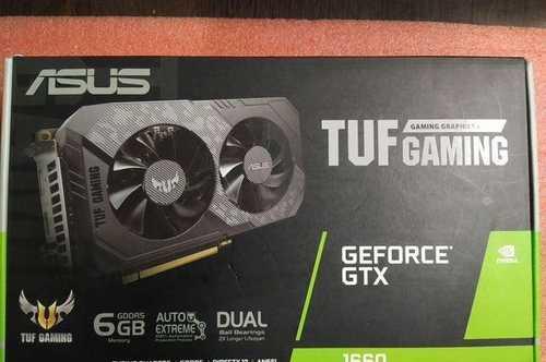 Asus TUF Gaming GTX 1660 6Gb с гарантией