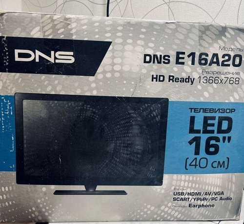 Телевизор LED 16 дюймов DNS